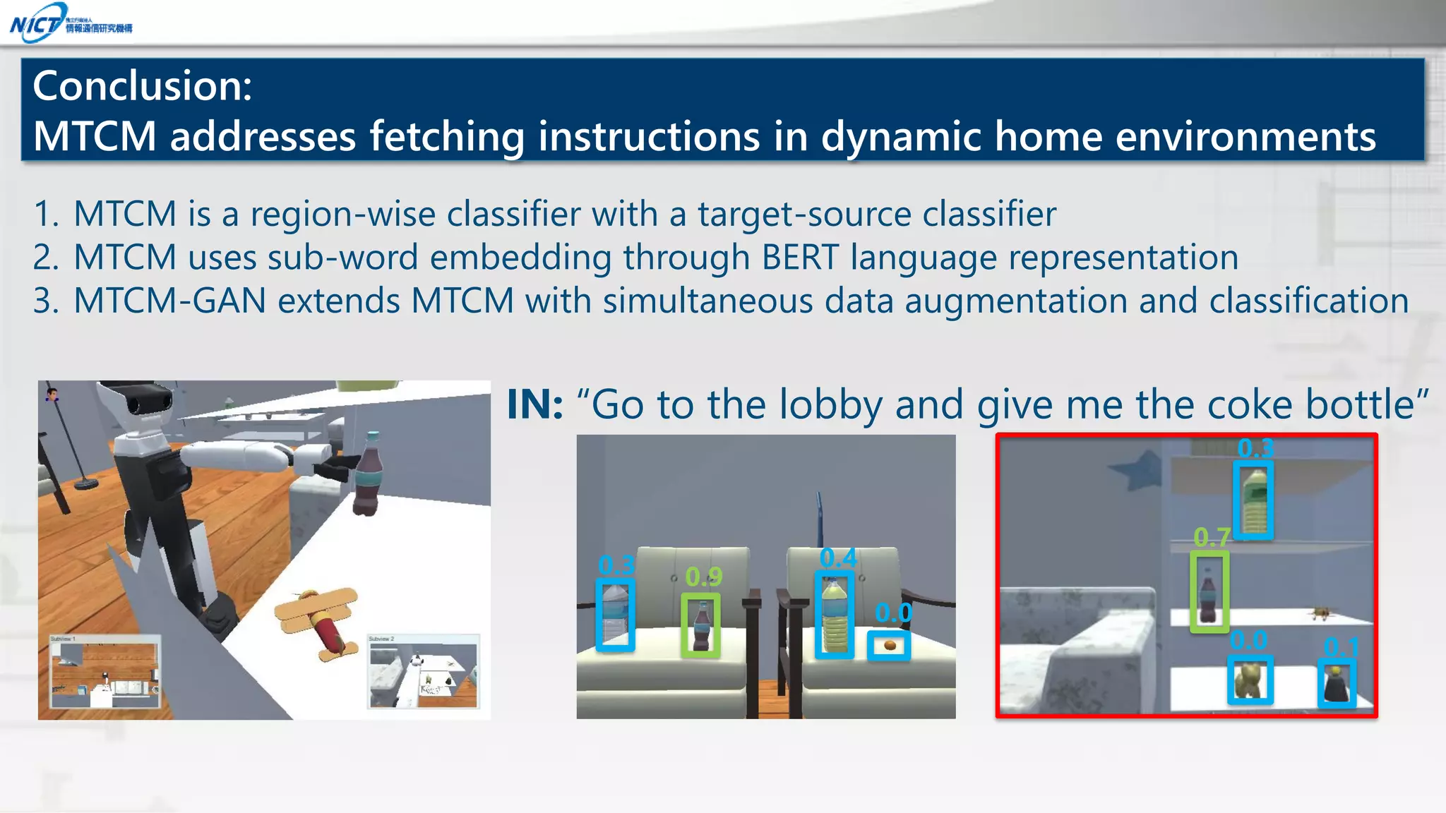 Understanding Natural Language Instructions for Fetching Daily Objects Using GAN-Based ...
