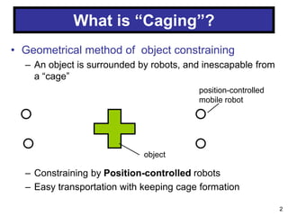 Iros2008 presentation slides - 3D Multifingered Caging: Basic ...