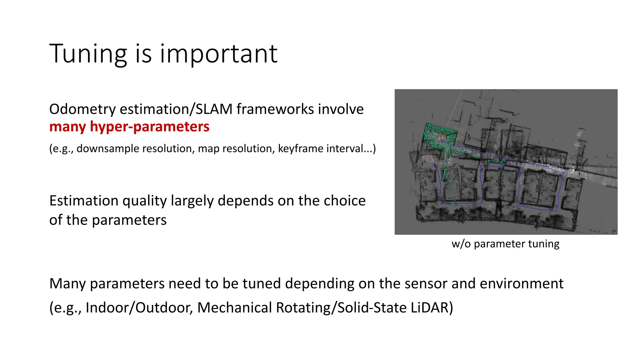 Adaptive Hyper-Parameter Tuning for Black-box LiDAR Odometry [IROS2021] | PDF