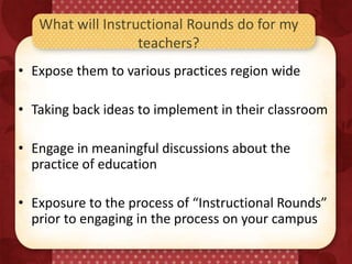 Harvard Instructional Rounds - Explained | PPTX