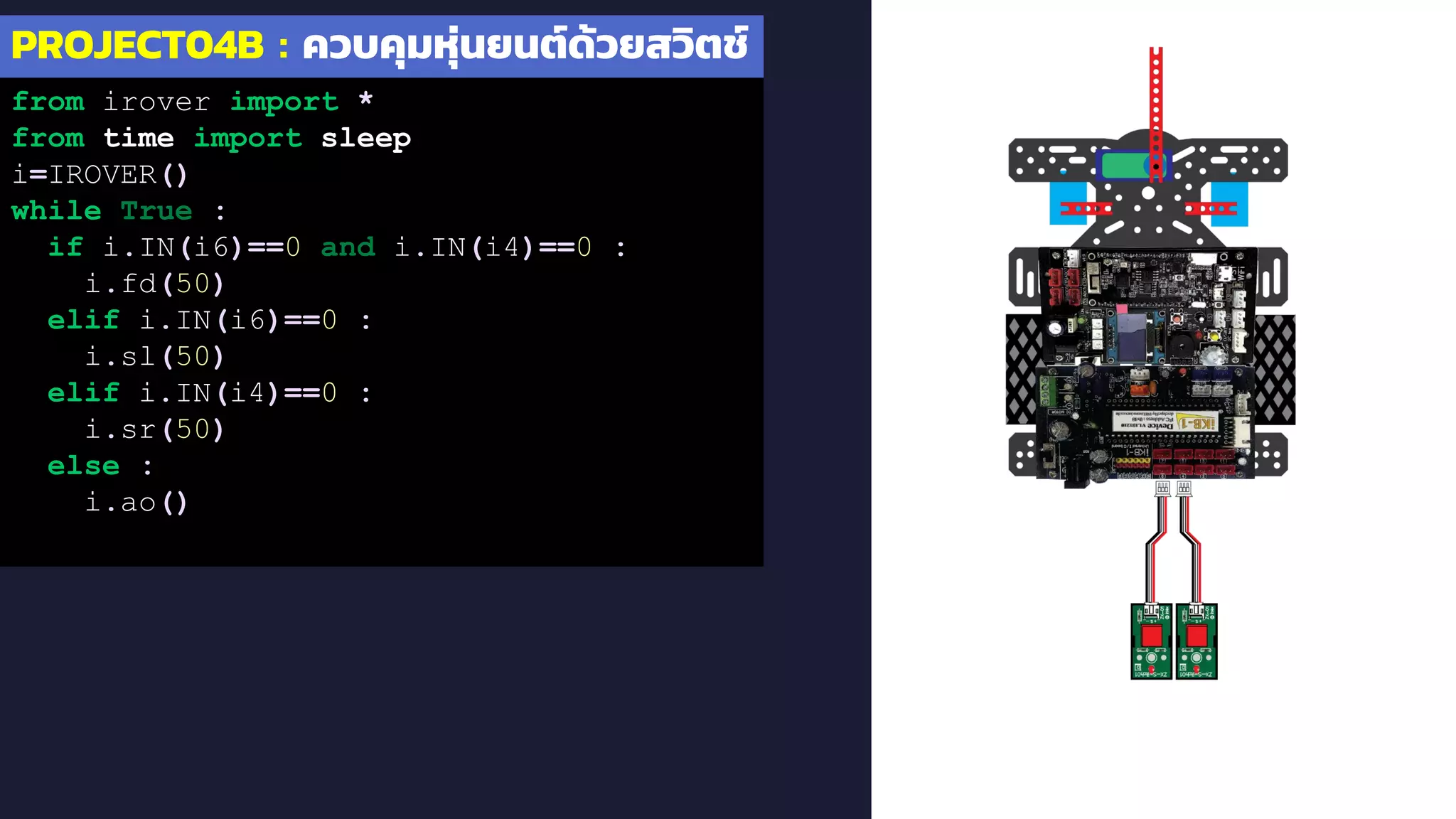 Beginning with IROVER Robot (IPST WiFi + IKB+1) | PDF