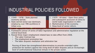 Industrial Relation Policies of different countries | PPTX
