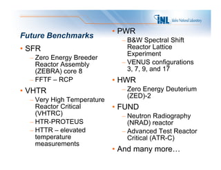 IRPhEP - ICAPP2010 | PPT