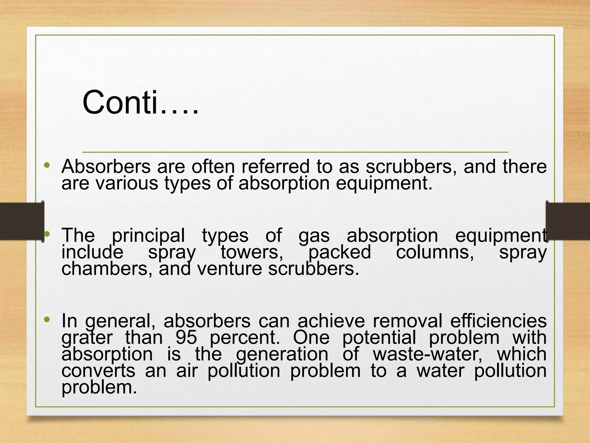 Industrial air pollutant control devices | PDF