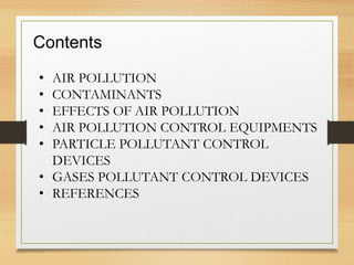 Industrial air pollutant control devices | PDF