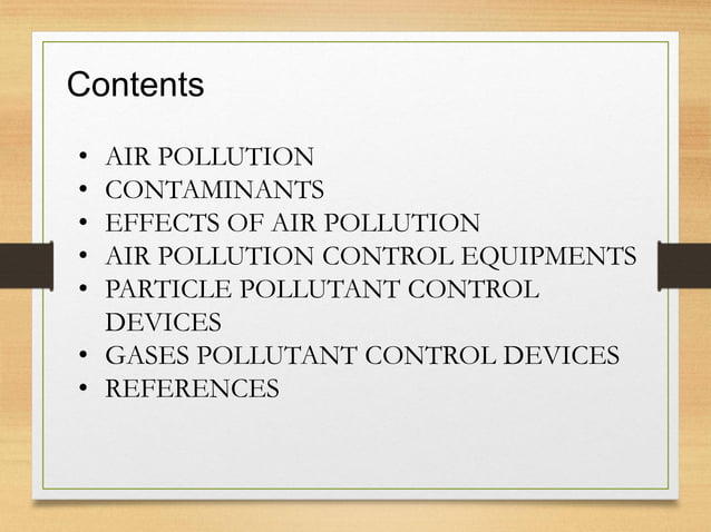 Industrial air pollutant control devices | PDF