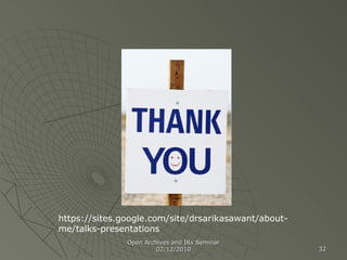 Institutional Repositories | PPT