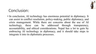 Role of AI in diplomacy.pptx