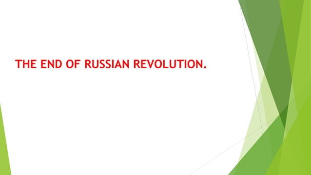 IR Presentation-1.pptx on topic Russian Revolution. | PPT