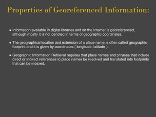 Geographic Information Retrieval Systems. | PDF