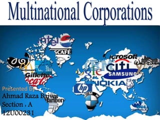 Multinational Corporations Map