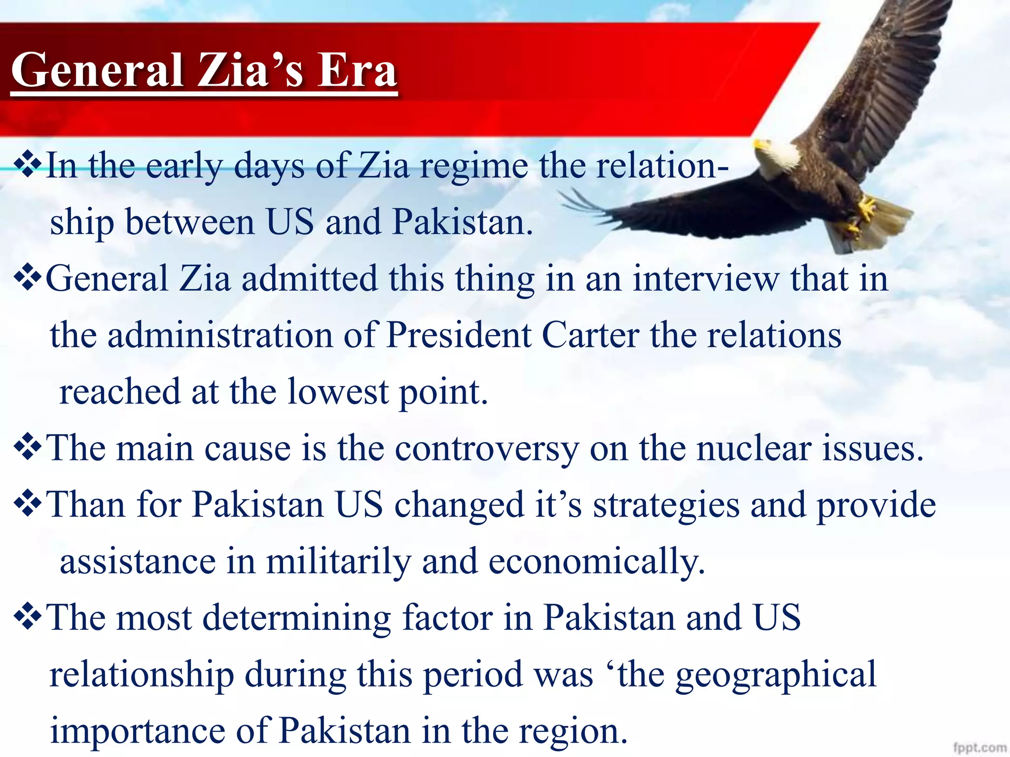 Pak US relations | PPTX