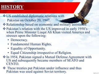 Pak US relations | PPTX