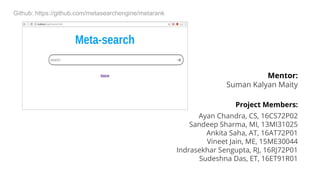 Building a Meta-search Engine | PPT