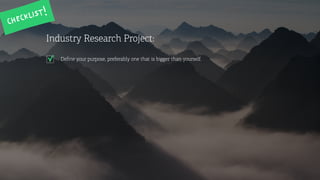 Industry Research Project | PDF