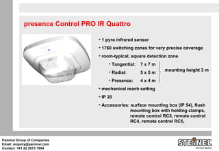 Fine movement occupancy sensor for HVAC and lighting control | PPS
