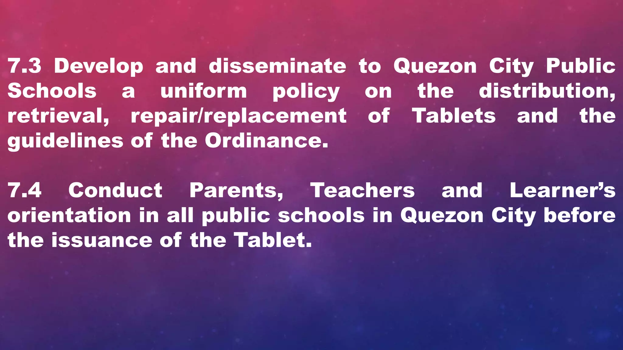 Rules and Guidelines (Tablets) | PPTX