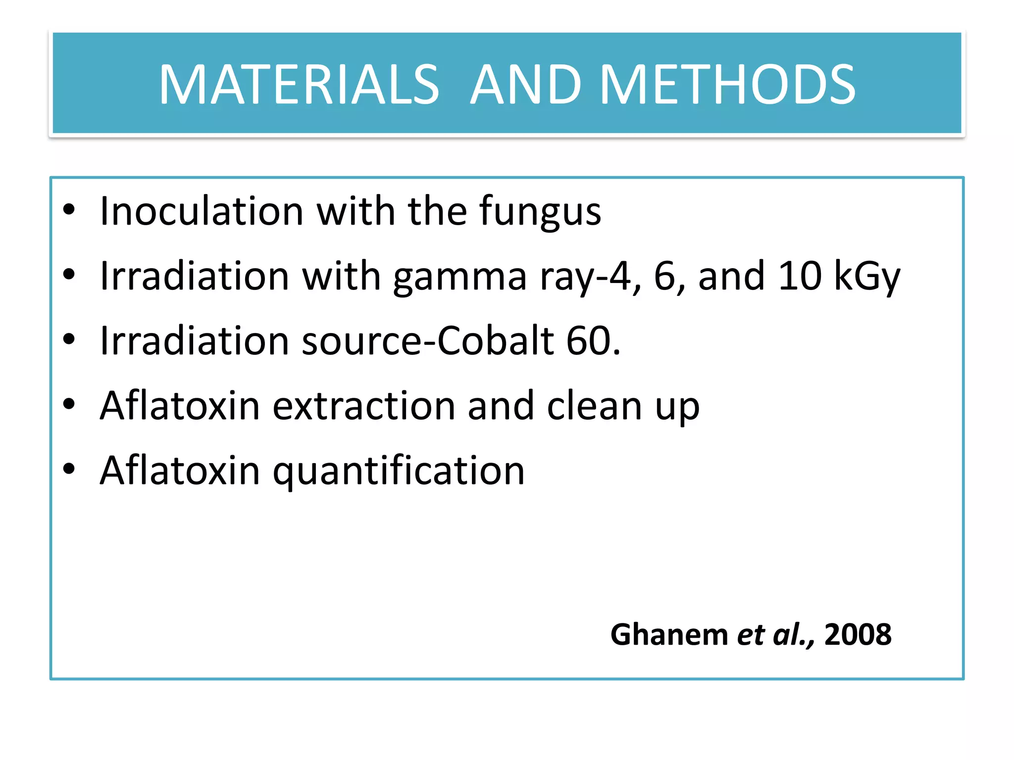 Application of irradiation technology in food industry | PDF