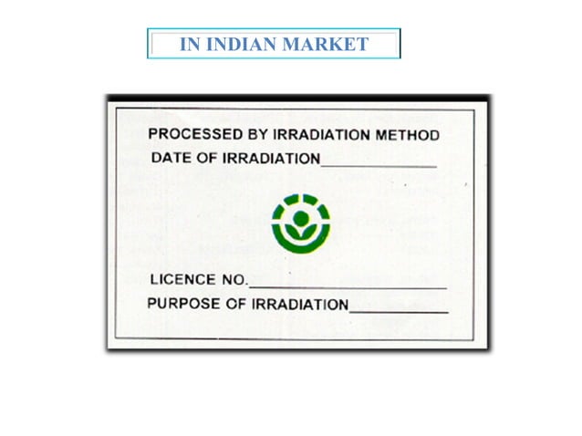 Application of irradiation technology in food industry | PDF ...