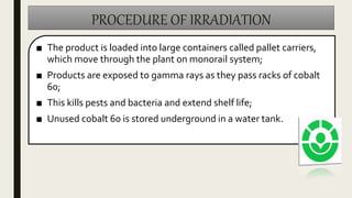 Irradiation of Seafood | PPTX