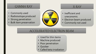 Irradiation of Seafood | PPTX