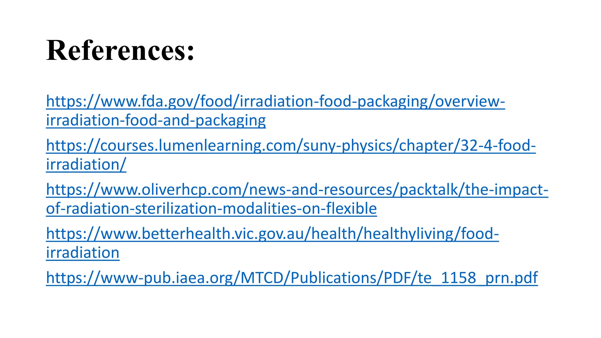 the fish and seafood irradiation technique | PPT