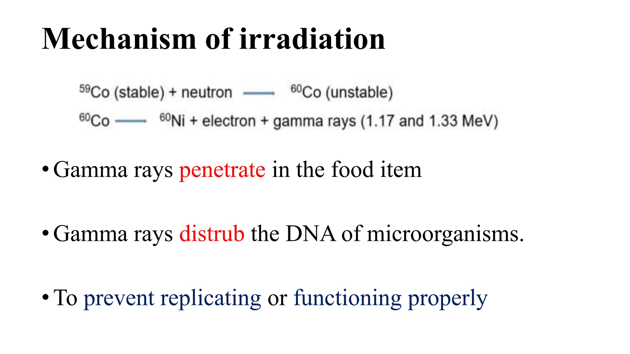 the fish and seafood irradiation technique | PPT