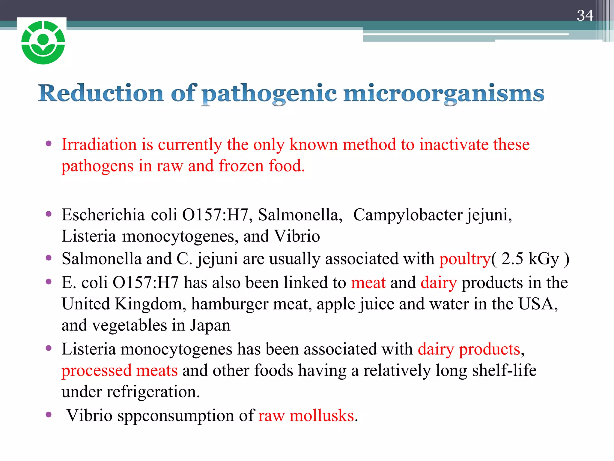 Irradiation Preservation Of Foods Pptx
