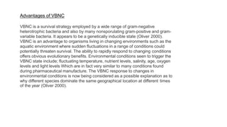 viable but non-culturable microorganisms (VBNC). | PPTX