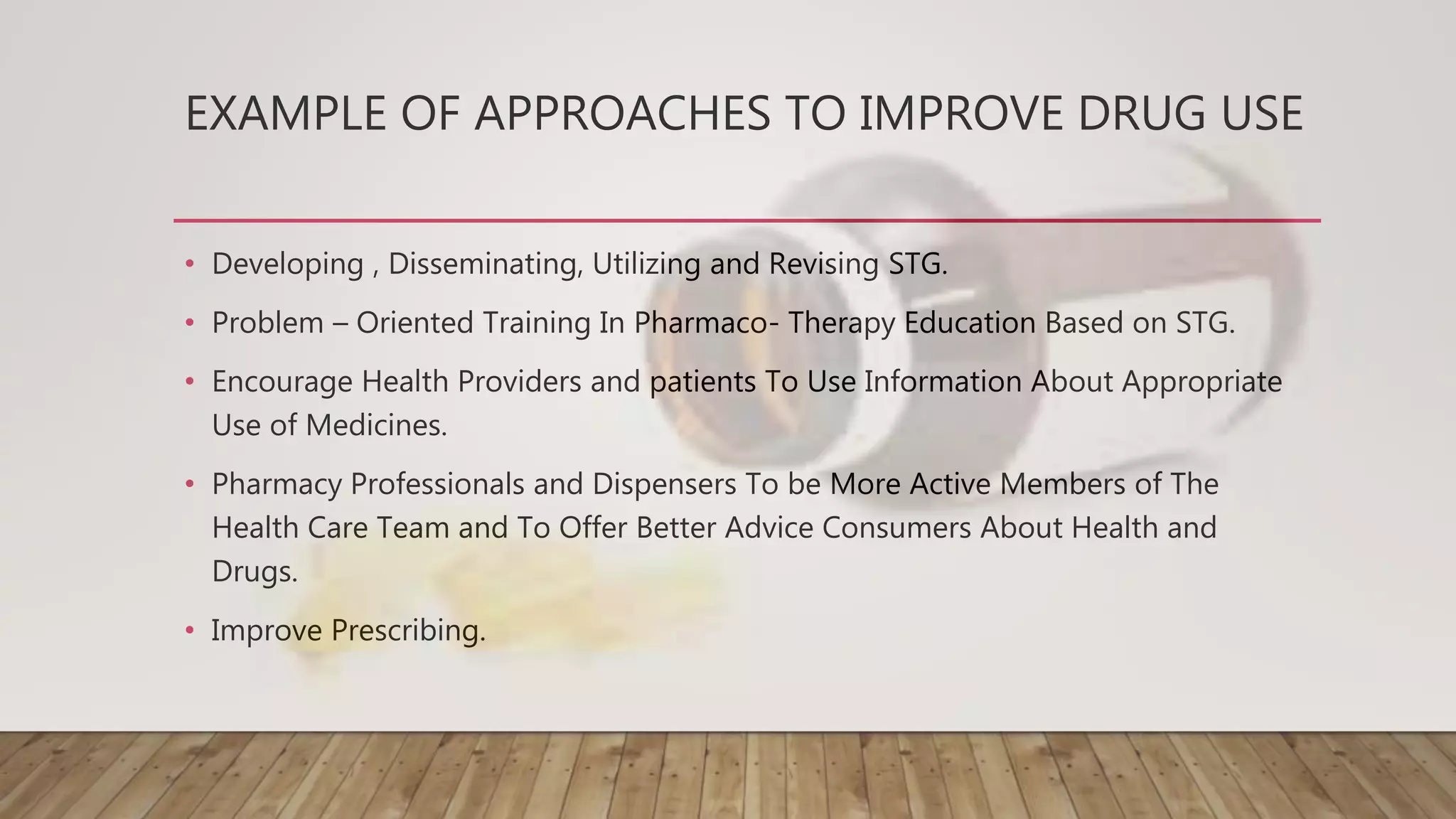 Irrational drug use | PPTX