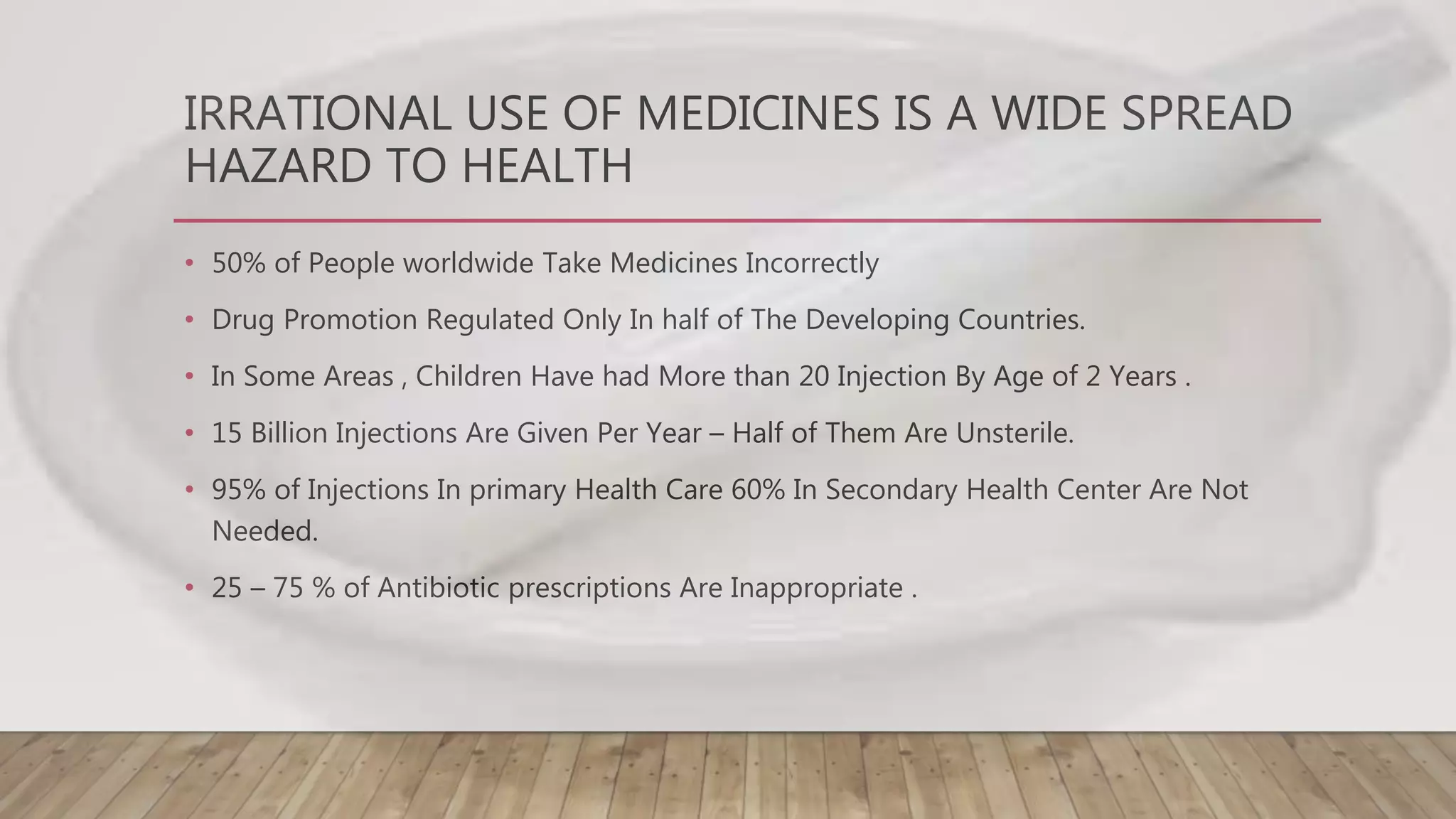Irrational drug use | PPTX