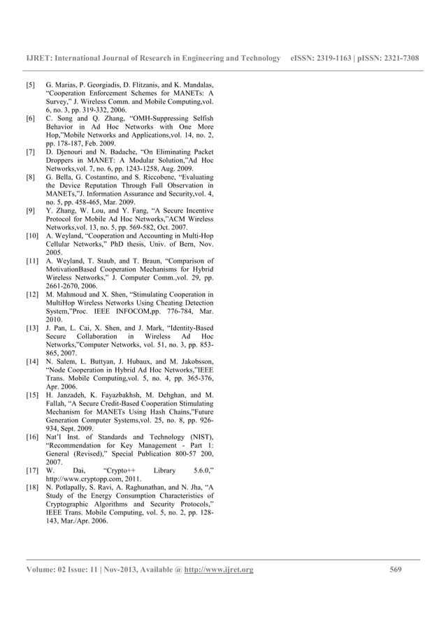 Irrational node detection in multihop cellular | PDF | Information and Network Security | Computing