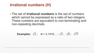 Irrational number | PPTX