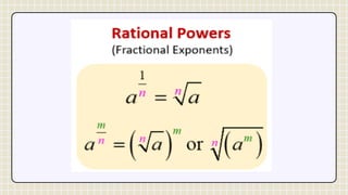 Law of Exponents (Rational, Negative, integral) | PDF