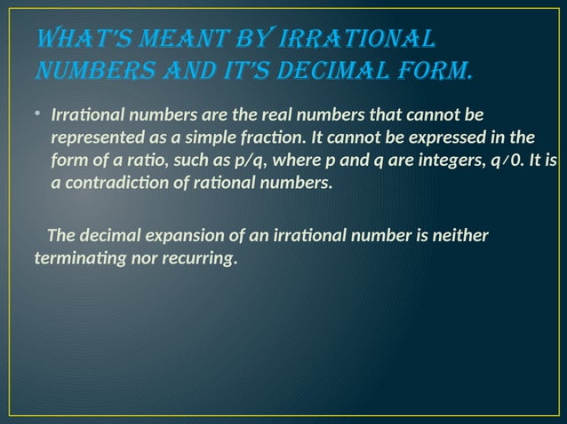 Irrational numbers alll..............pptx