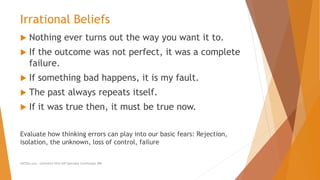 Irrational Thoughts: Understanding and Addressing Them | PPTX