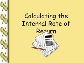 Irr caliculation | PPT