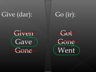 Simple Past - Verbos Irregulares | PPT