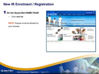 Ir Registration | PDF