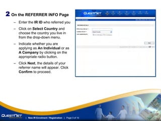 Ir Registration | PPT