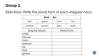 irregular-LESSON PLAN ING ENGLISH 3.pptx
