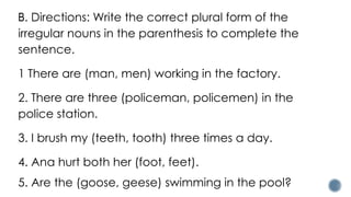 irregular-LESSON PLAN ING ENGLISH 3.pptx