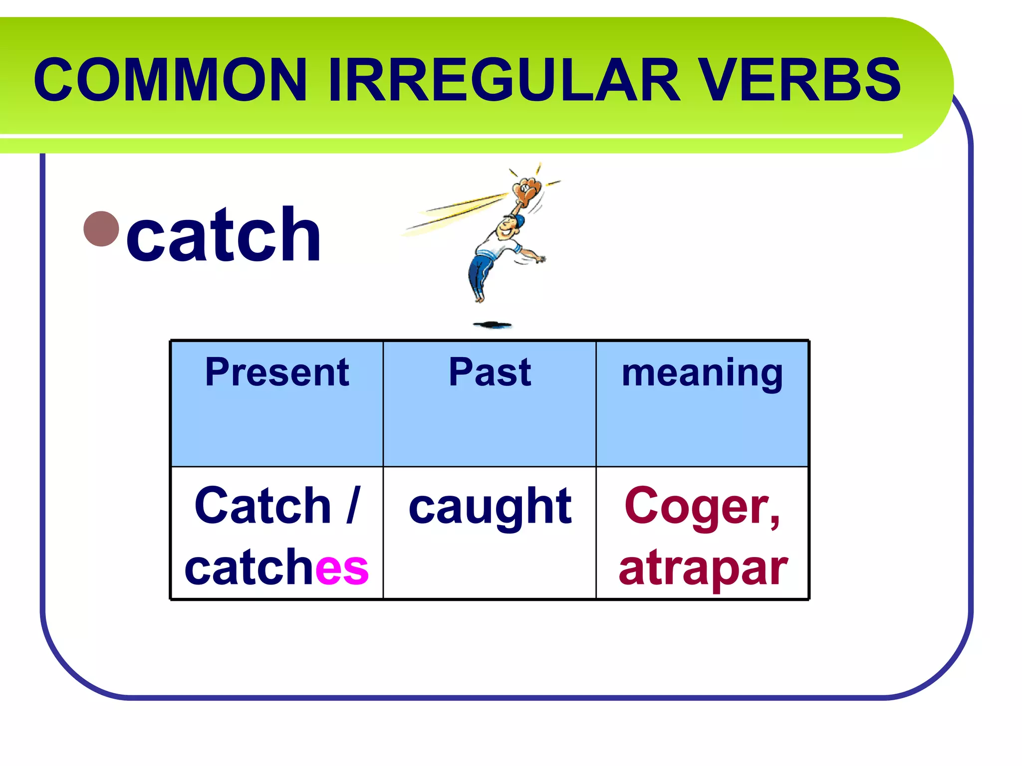 Irregular verbs | PPT