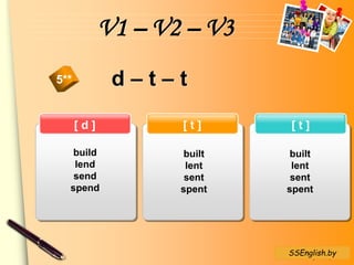 Irregular verbs | PPTX