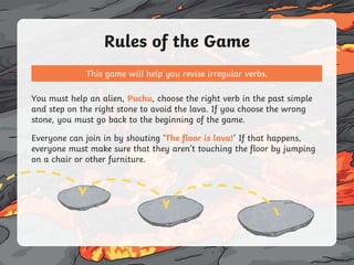 Irregular Past Simple Verbs . Game. pre first certificate | PPT