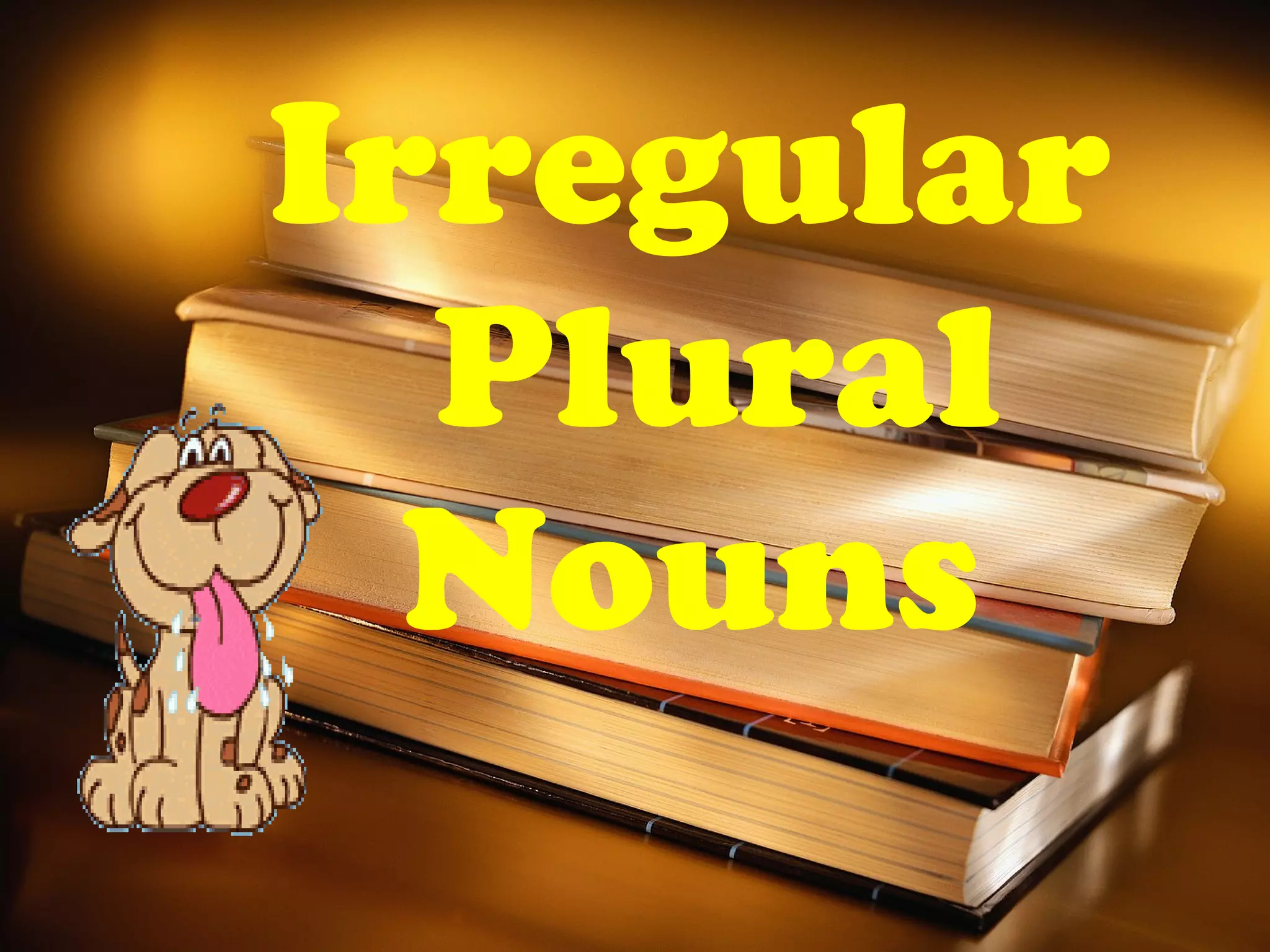 Irregular plural noun | PPT