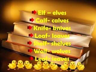 Irregular plural noun | PPT