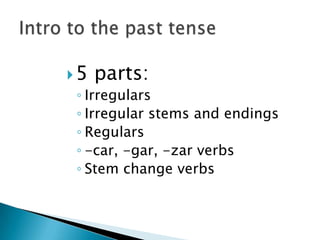 Irregular Preterit verbs | PPTX