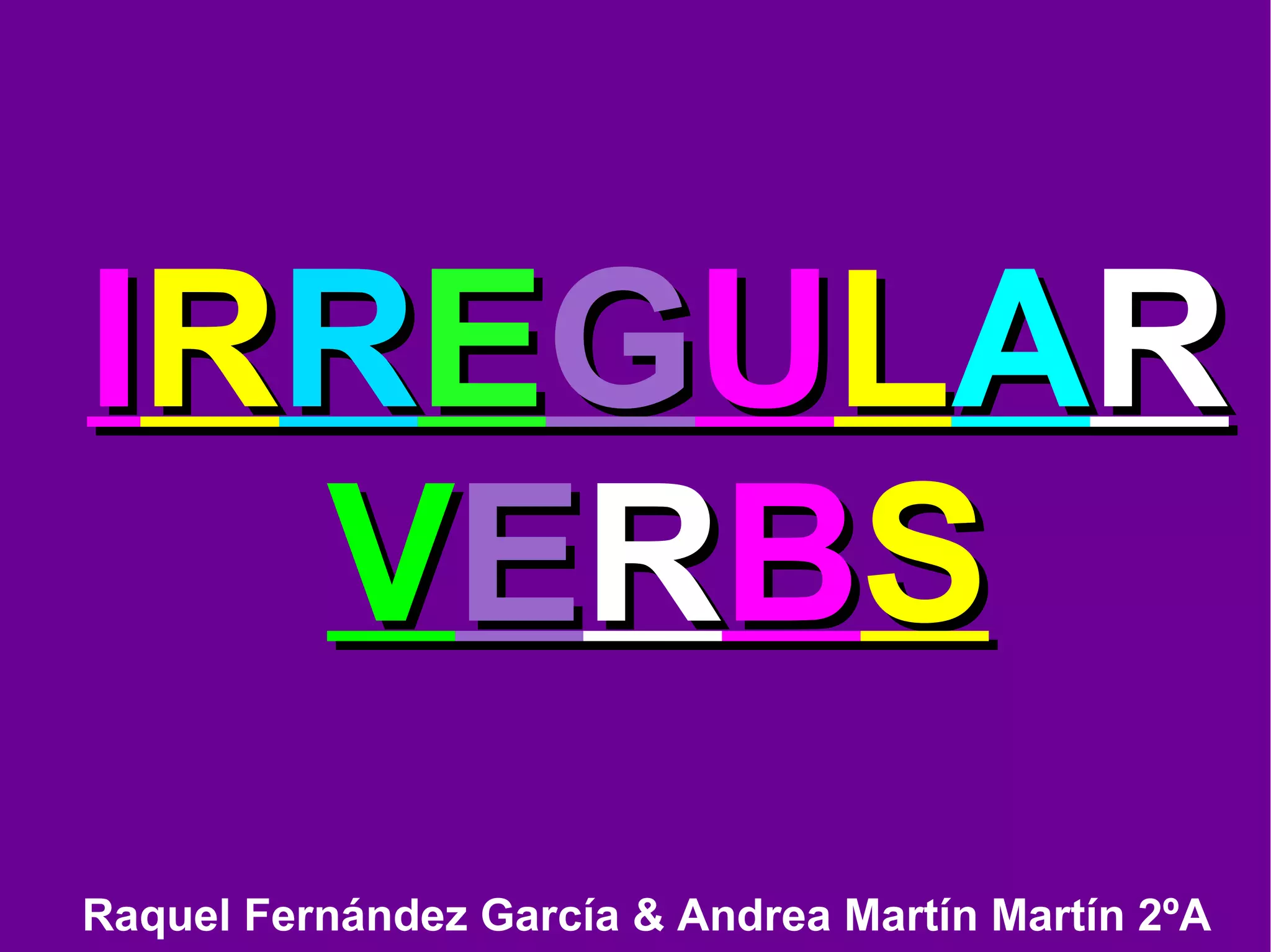 Irregular verb | ODP