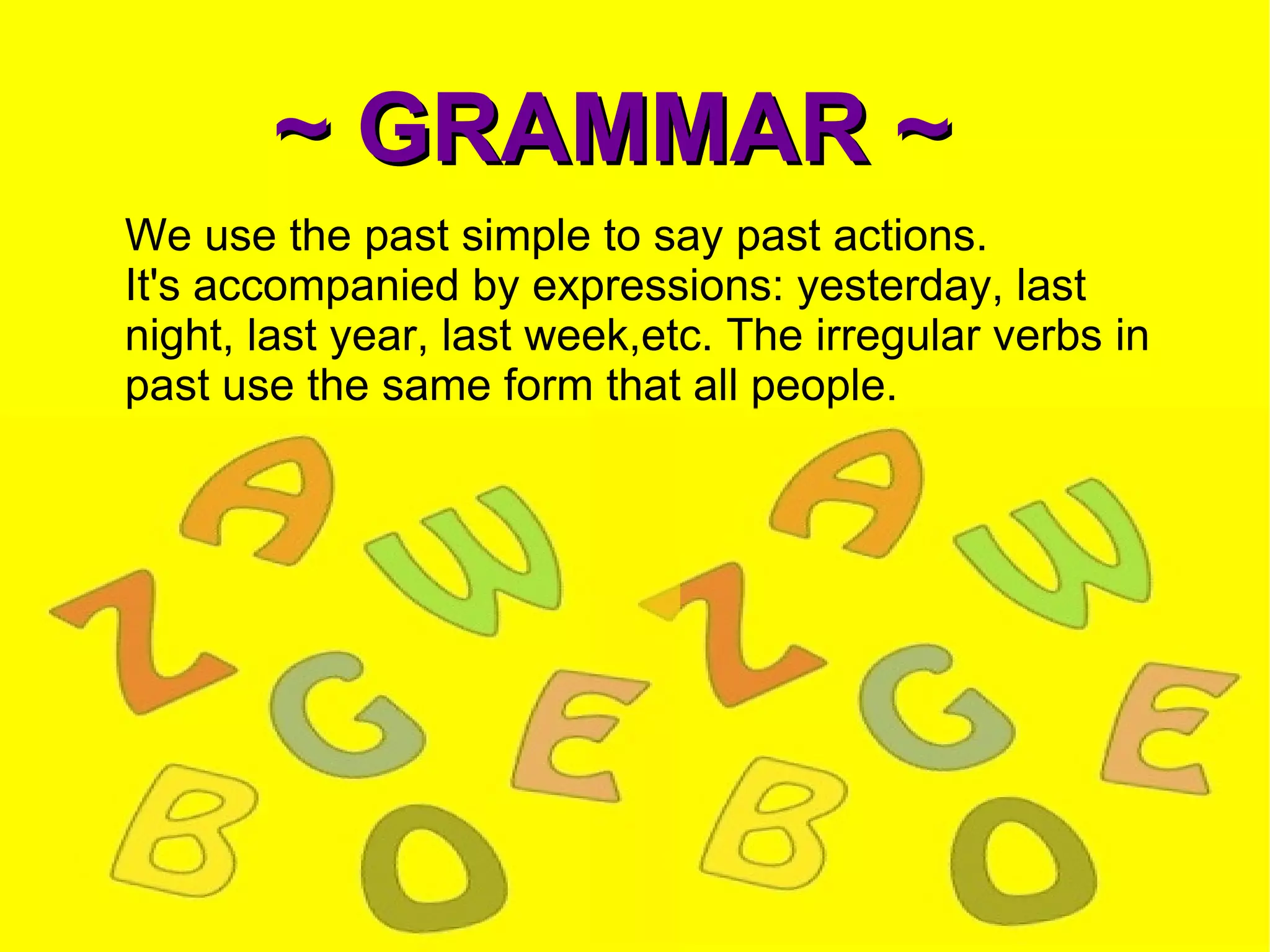 Irregular verb | ODP